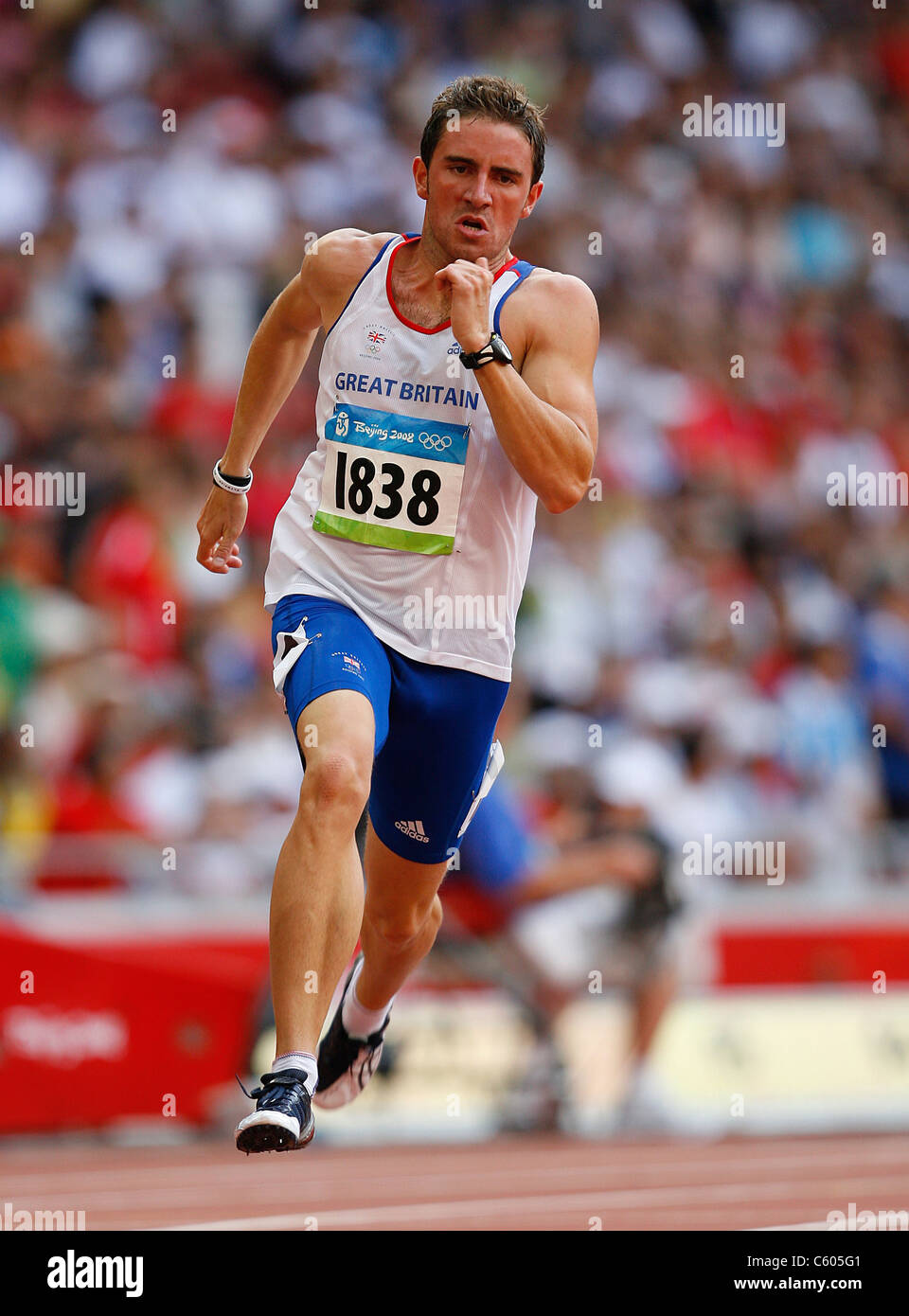 ANDREW STEELE GREAT BRITAIN OLYMPIC STADIUM BEIJING CHINA 18 August ...