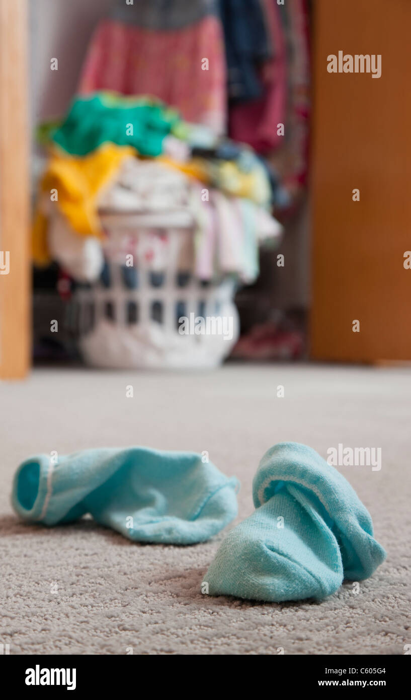 Basket of socks hi-res stock photography and images - Alamy