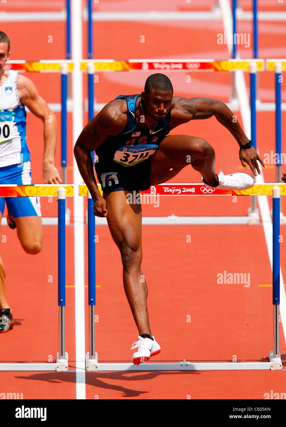 DAVID OLIVER USA OLYMPIC STADIUM BEIJING CHINA 18 August 2008 Stock ...