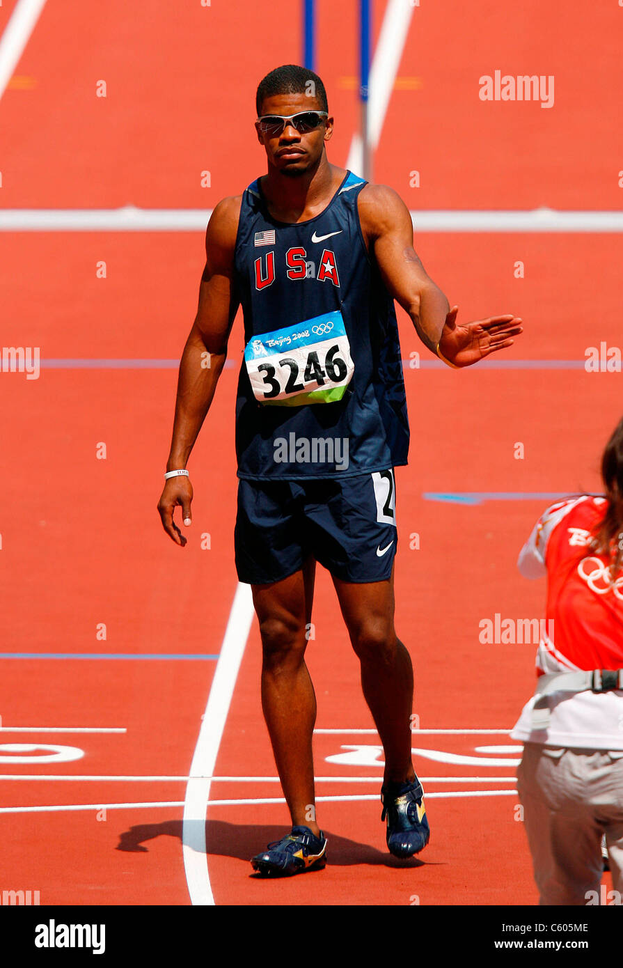 TERRENCE TRAMMELL USA OLYMPIC STADIUM BEIJING CHINA 18 August 2008 ...