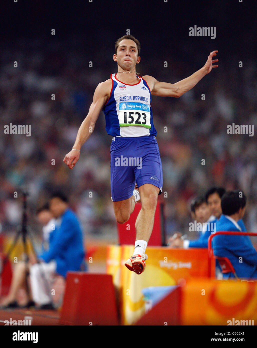 ROMAN NOVOTNY CZECH REP OLYMPIC STADIUM BEIJING CHINA 18 August 2008 ...