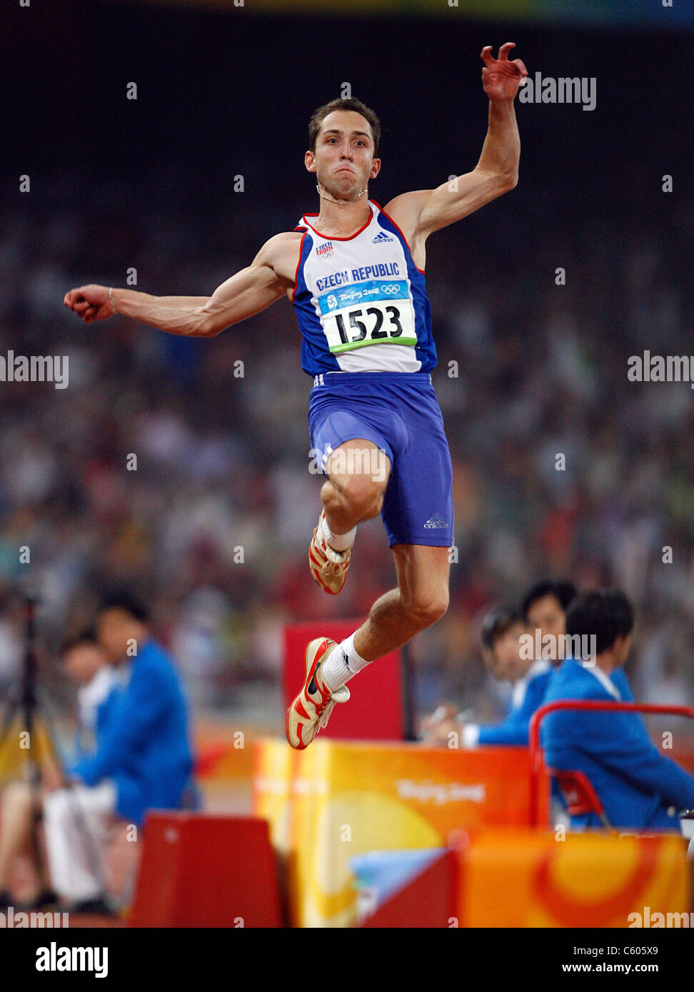 ROMAN NOVOTNY CZECH REP OLYMPIC STADIUM BEIJING CHINA 18 August 2008 ...