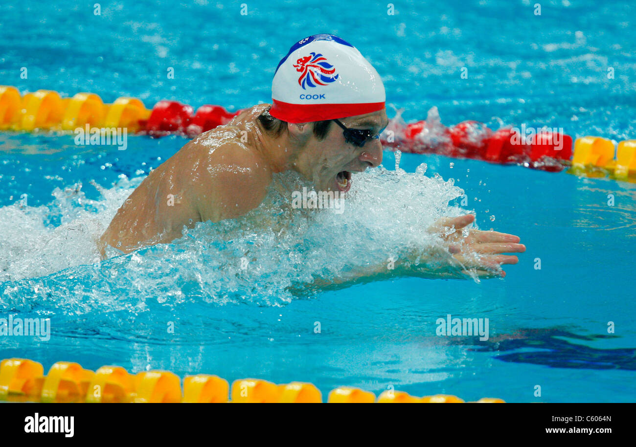 CHRISTOPHER COOK MENS 100M BREASTSTROKE OLYMPIC STADIUM BEIJING CHINA ...