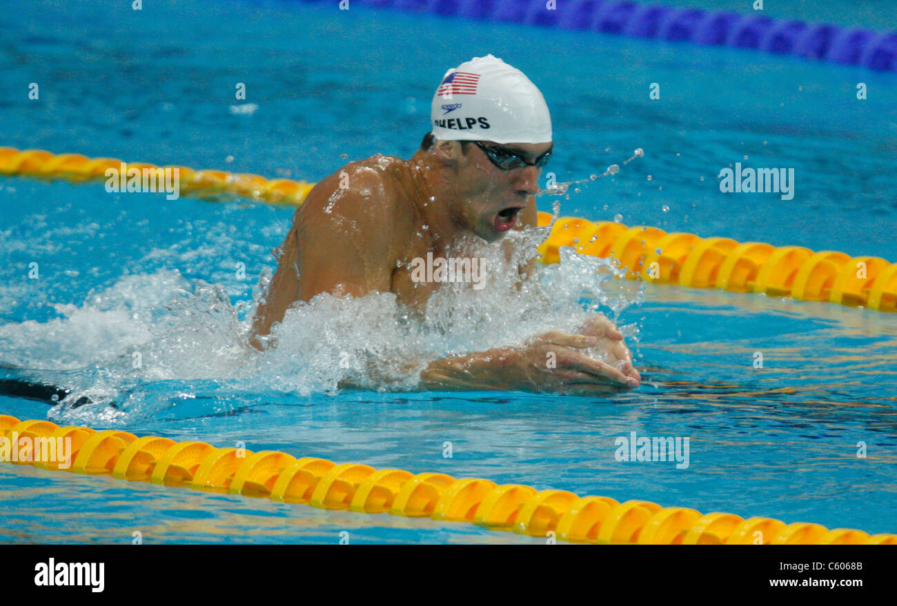 MICHAEL PHELPS MENS 400M INDIVIDUAL MEDLEY OLYMPIC STADIUM BEIJING ...