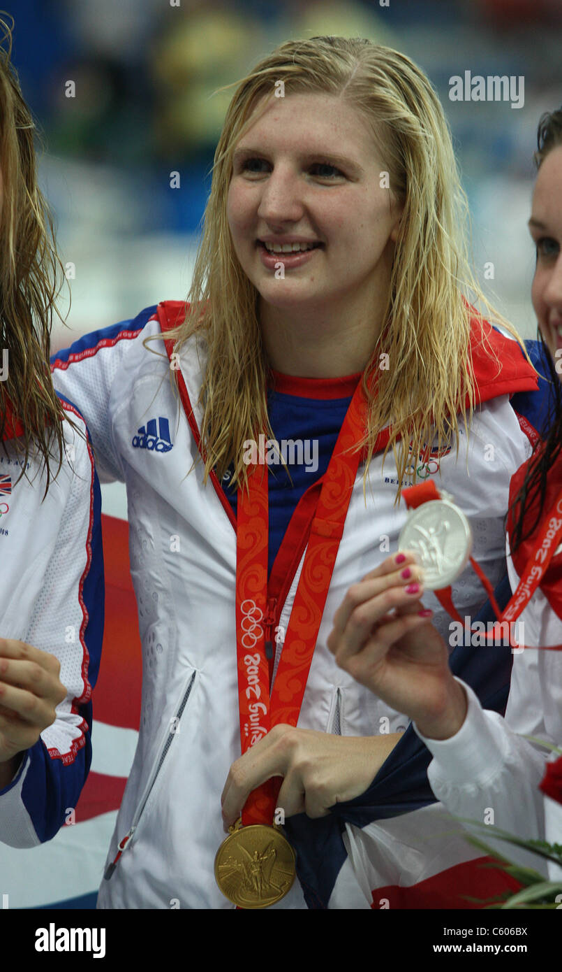 Rebecca Adlington Womens 400m Freestyle Final Olympic Stadium Beijing