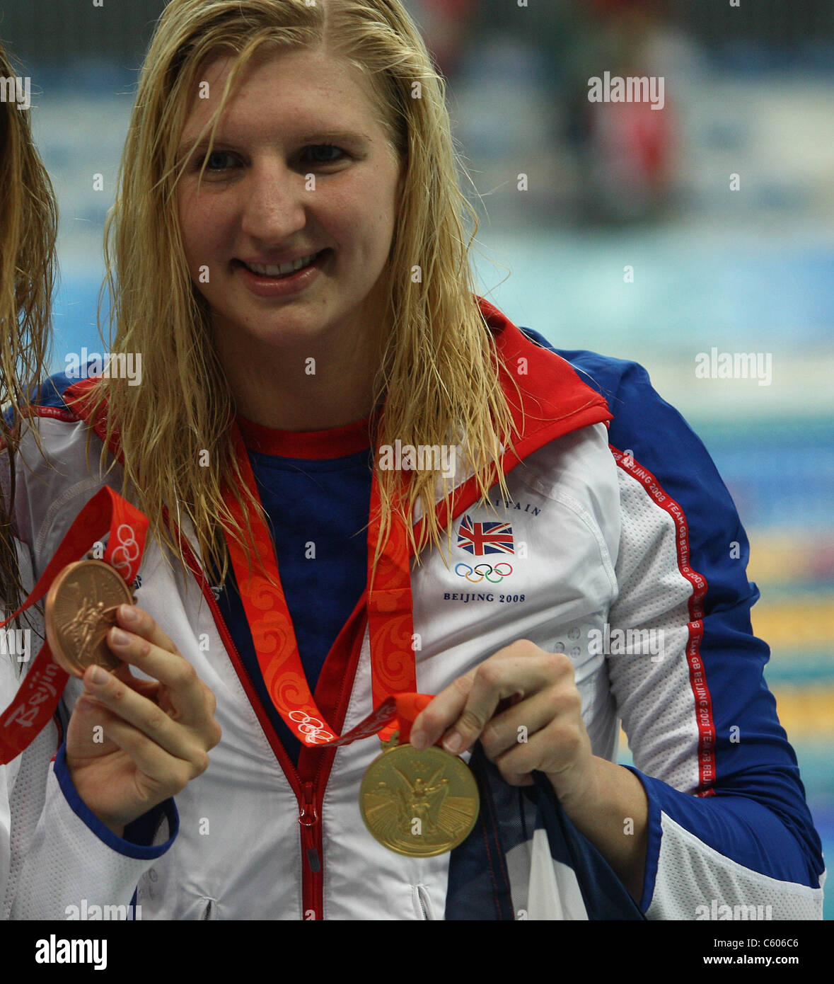 Rebecca Adlington Womens 400m Freestyle Final Olympic Stadium Beijing