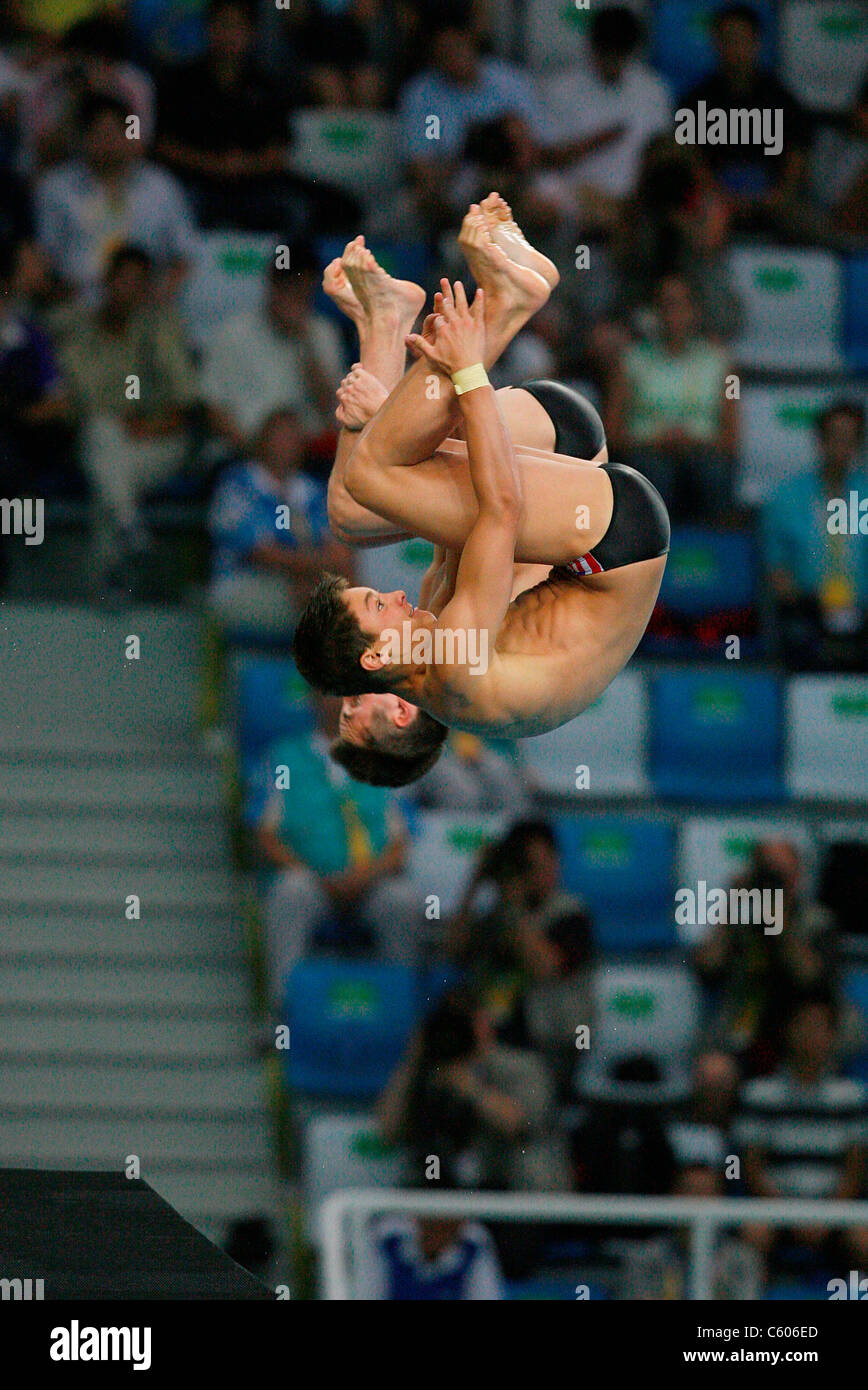 DAVID BOUDIA & THOMAS FINCHUM MENS SYNCHRONISED DIVING OLYMPIC STADIUM ...