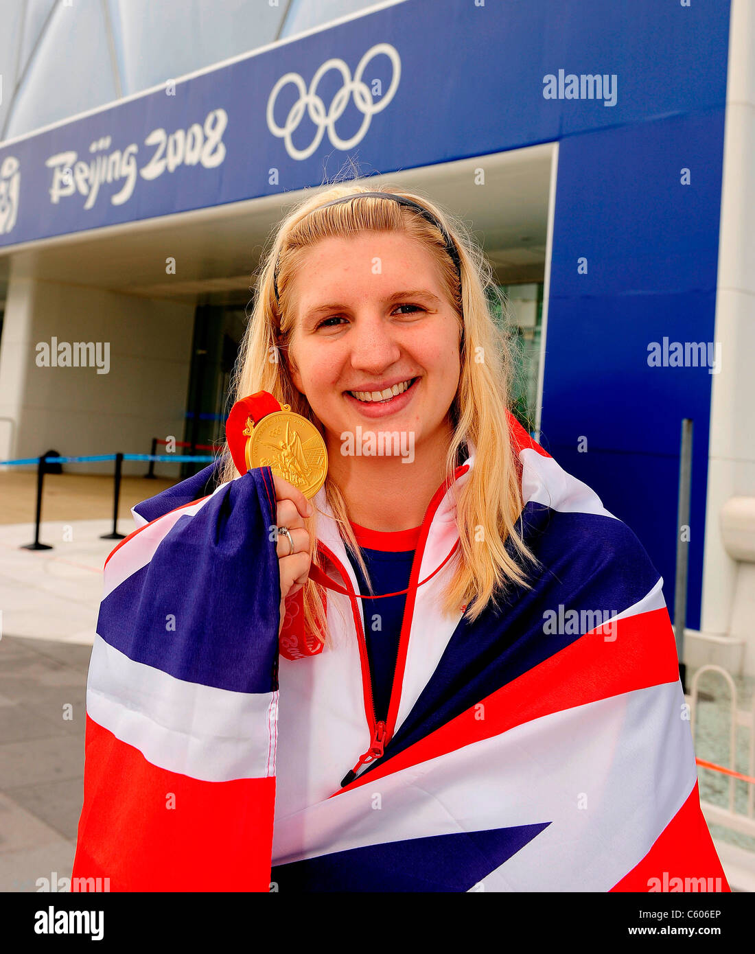 Rebecca Adlington Womens 400m Freestyle Final Olympic Stadium Beijing