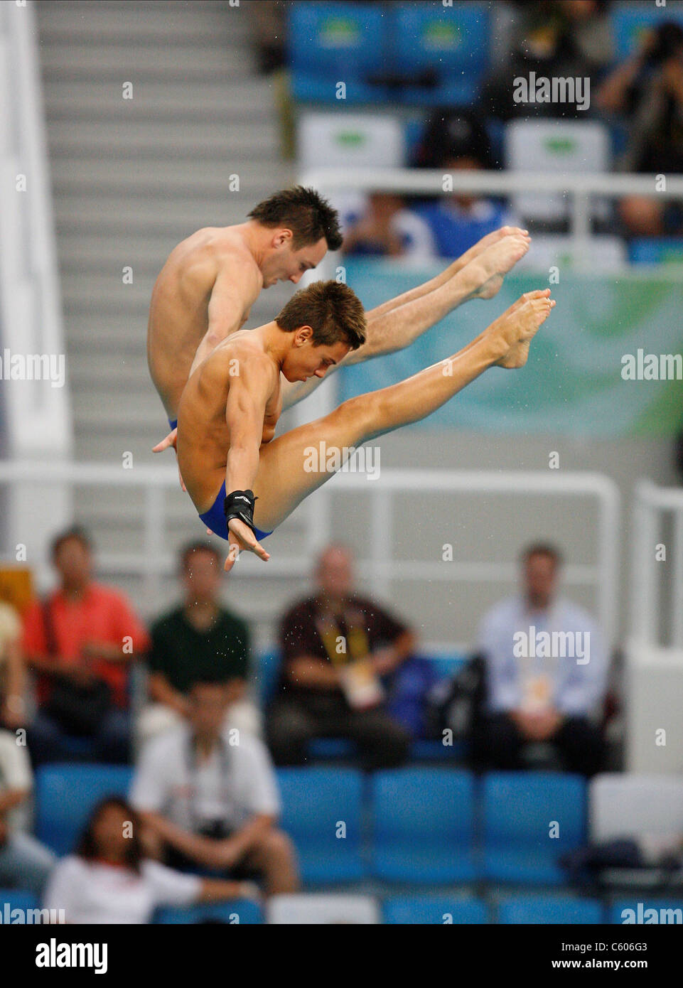 BLAKE ALDRIDGE & TOM DALEY MENS SYNCHRONISED DIVING OLYMPIC STADIUM ...