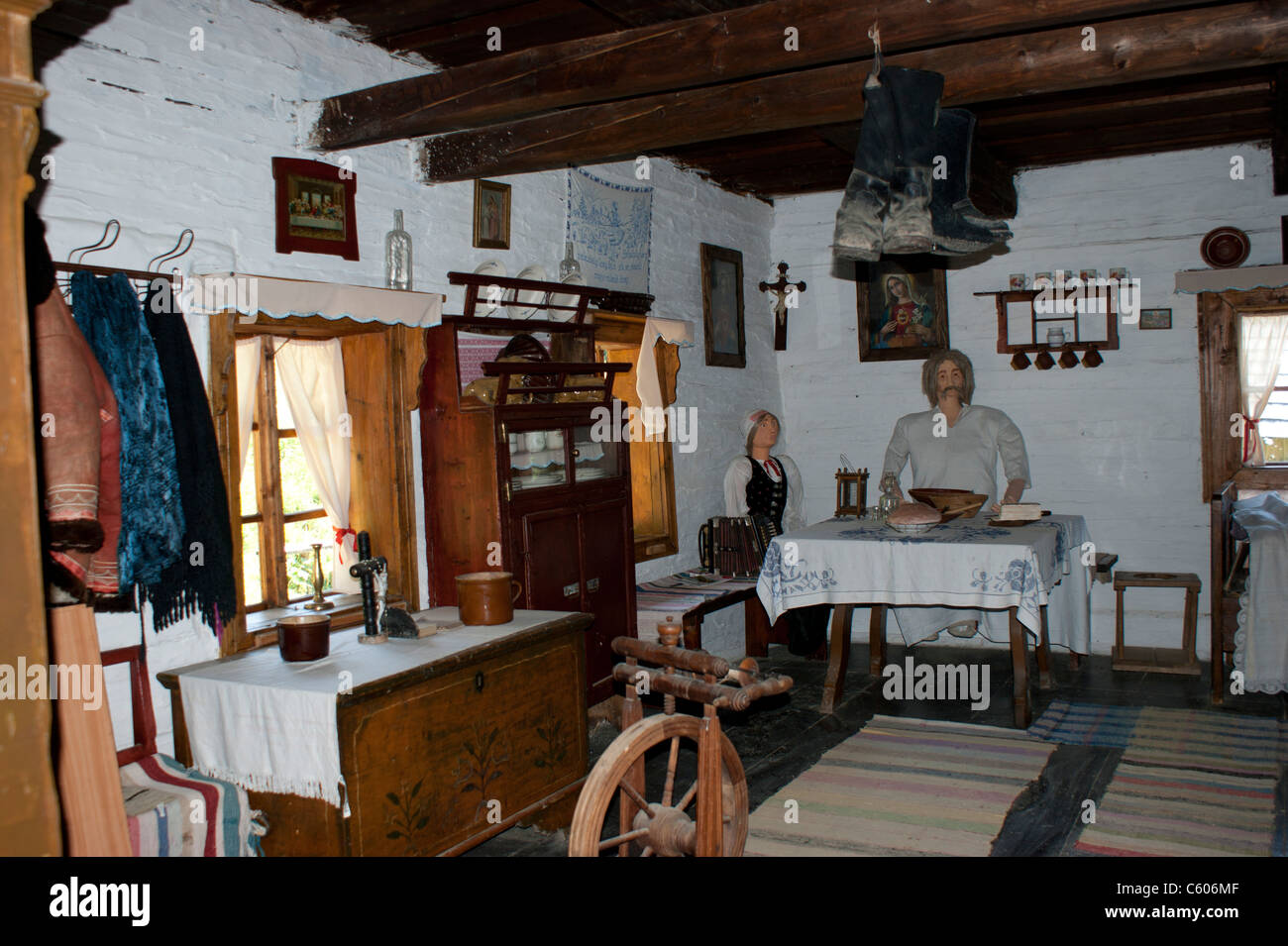 Medieval Peasant Houses Interior