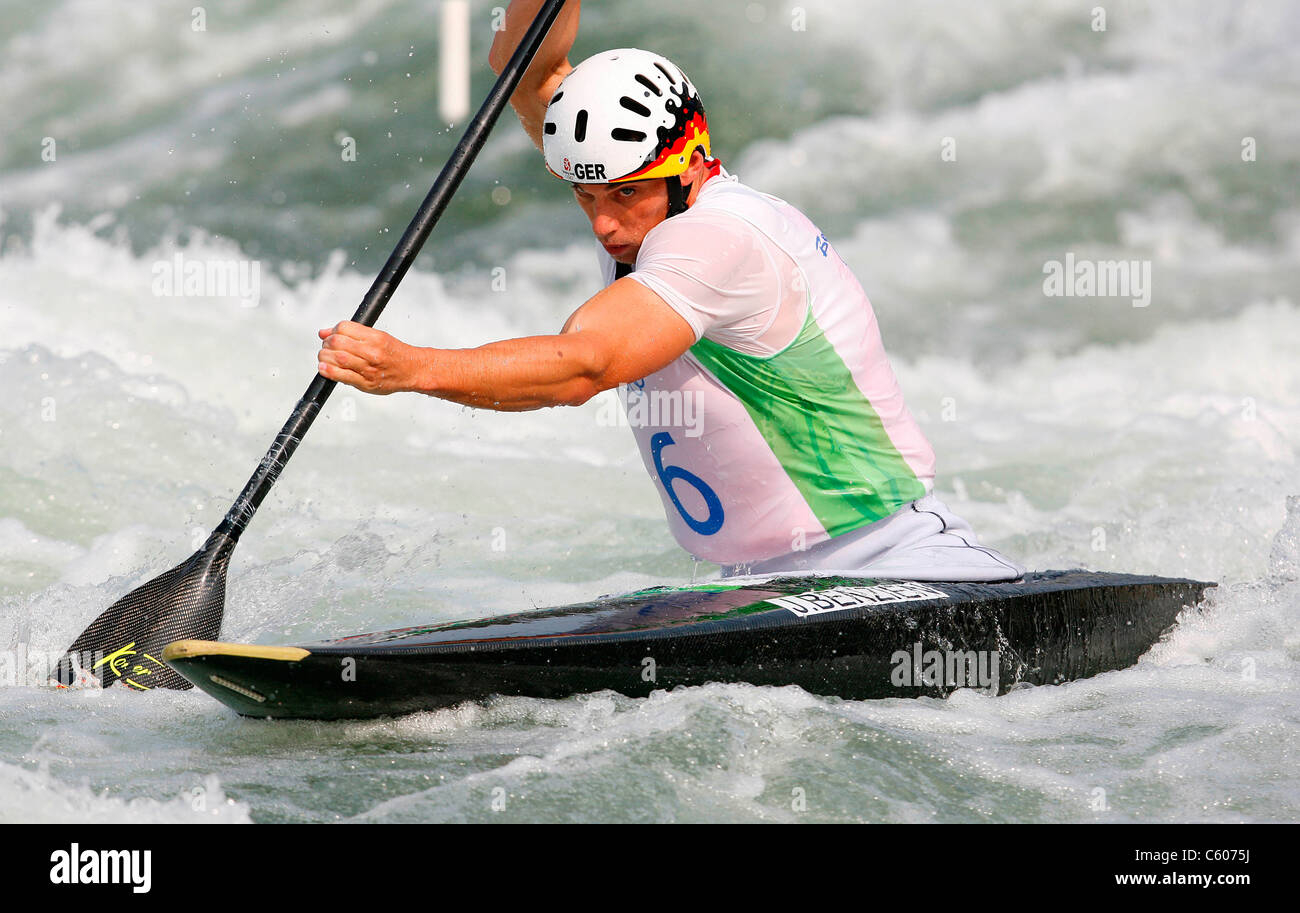 JAN BENZIEN MENS CANOE SINGLE C1 OLYMPIC STADIUM BEIJING CHINA 12 ...