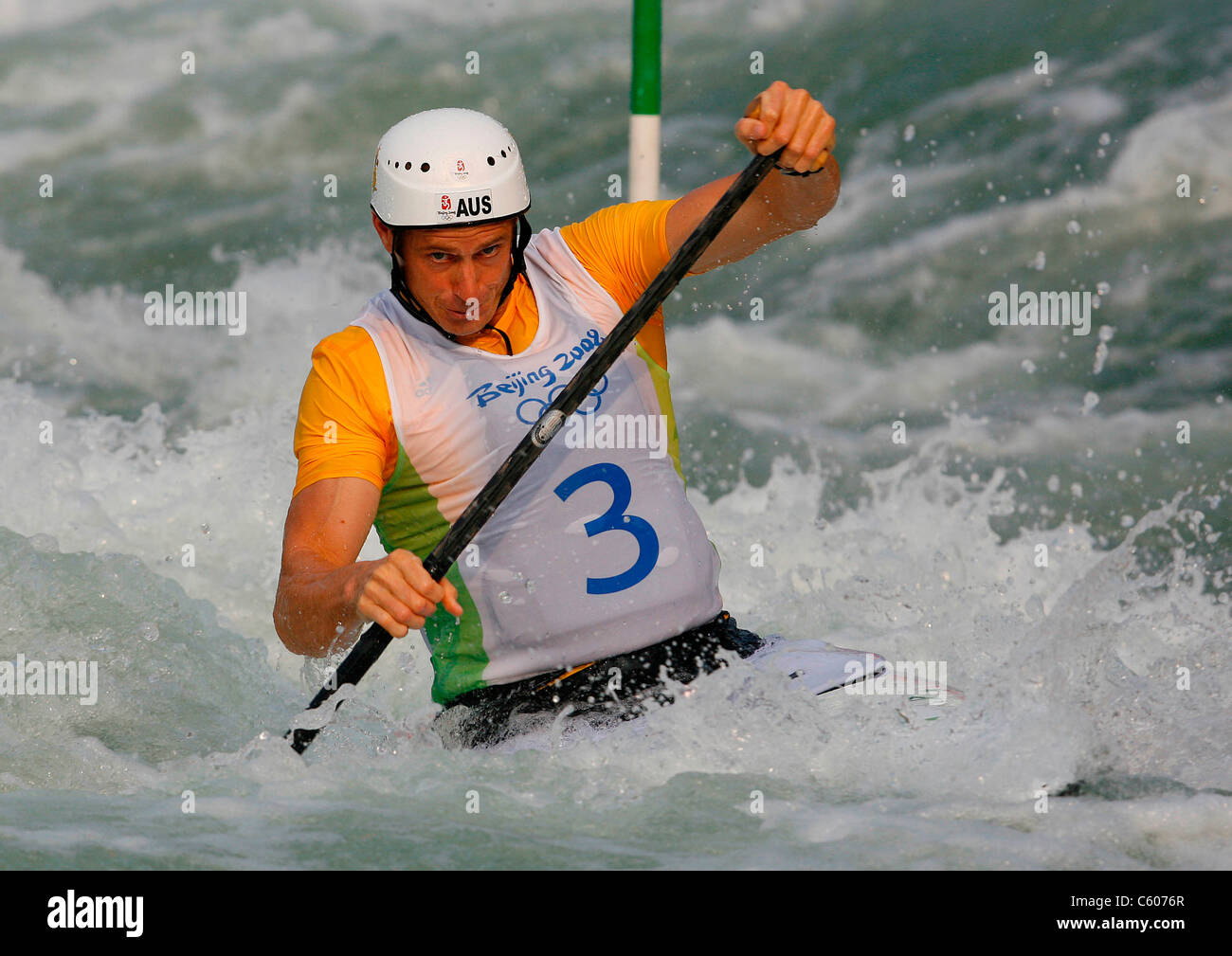 ROBIN BELL MENS CANOE SINGLE C1 OLYMPIC STADIUM BEIJING CHINA 12 August ...