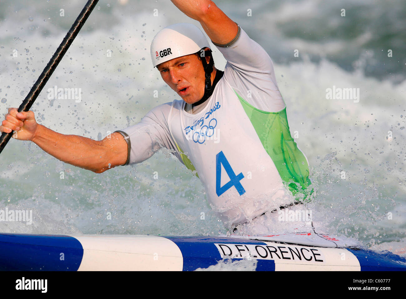 DAVID FLORENCE MENS CANOE SINGLE C1 OLYMPIC STADIUM BEIJING CHINA 12 ...