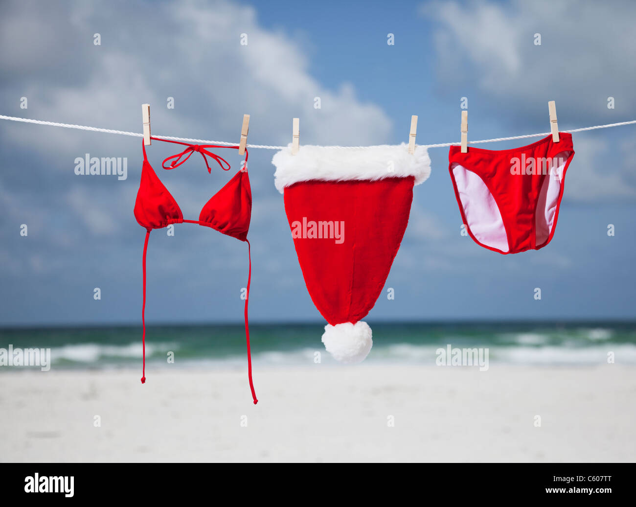 Tropical beach bikini hi-res stock photography and images - Alamy