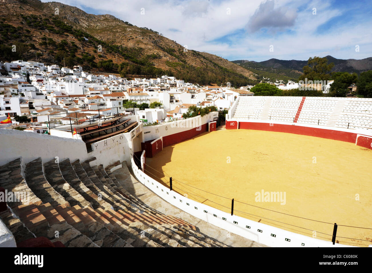 Bullring at Mijas, Costa Del Sol, Spain Stock Photo - Alamy