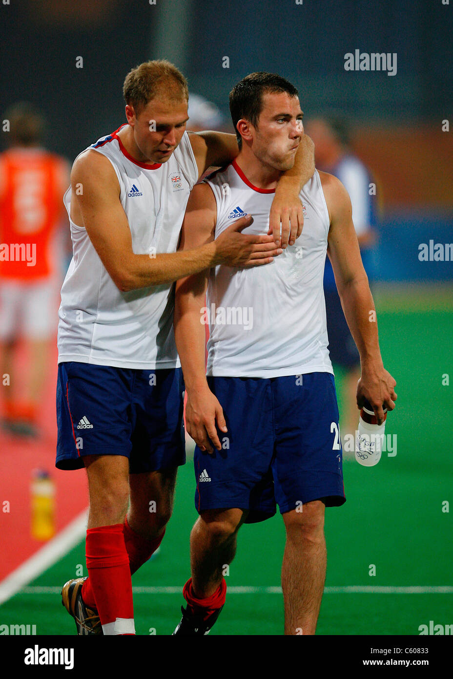 BEN MARSDEN & JAMES TINDALL ENGLAND V HOLLAND OLYMPIC STADIUM BEIJING ...