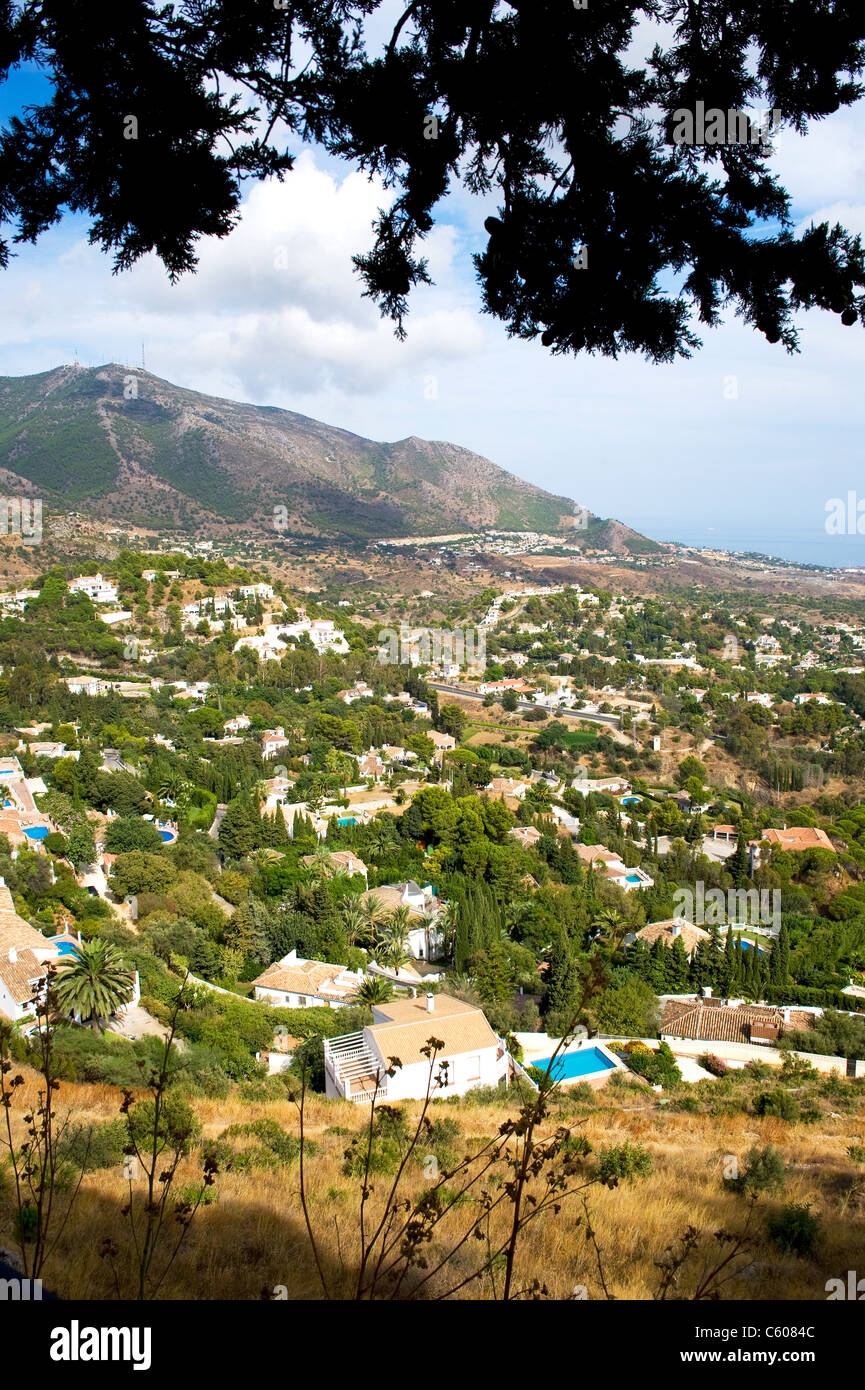 View from the Spanish town of Mijas, Andalucia, Spain Stock Photo - Alamy
