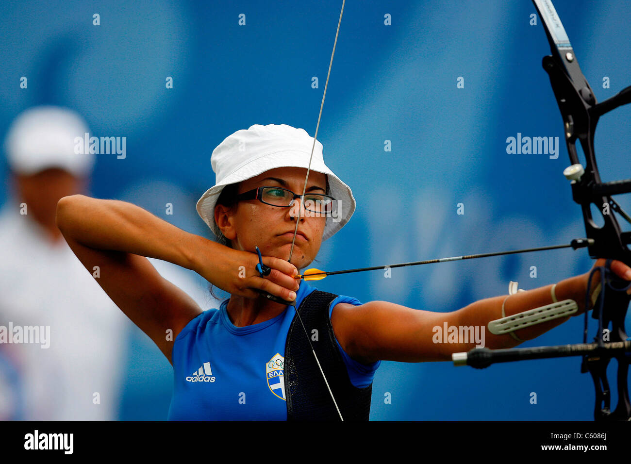 ELPIDA ROMANTZI GREECE OLYMPIC STADIUM BEIJING CHINA 14 August 2008 ...