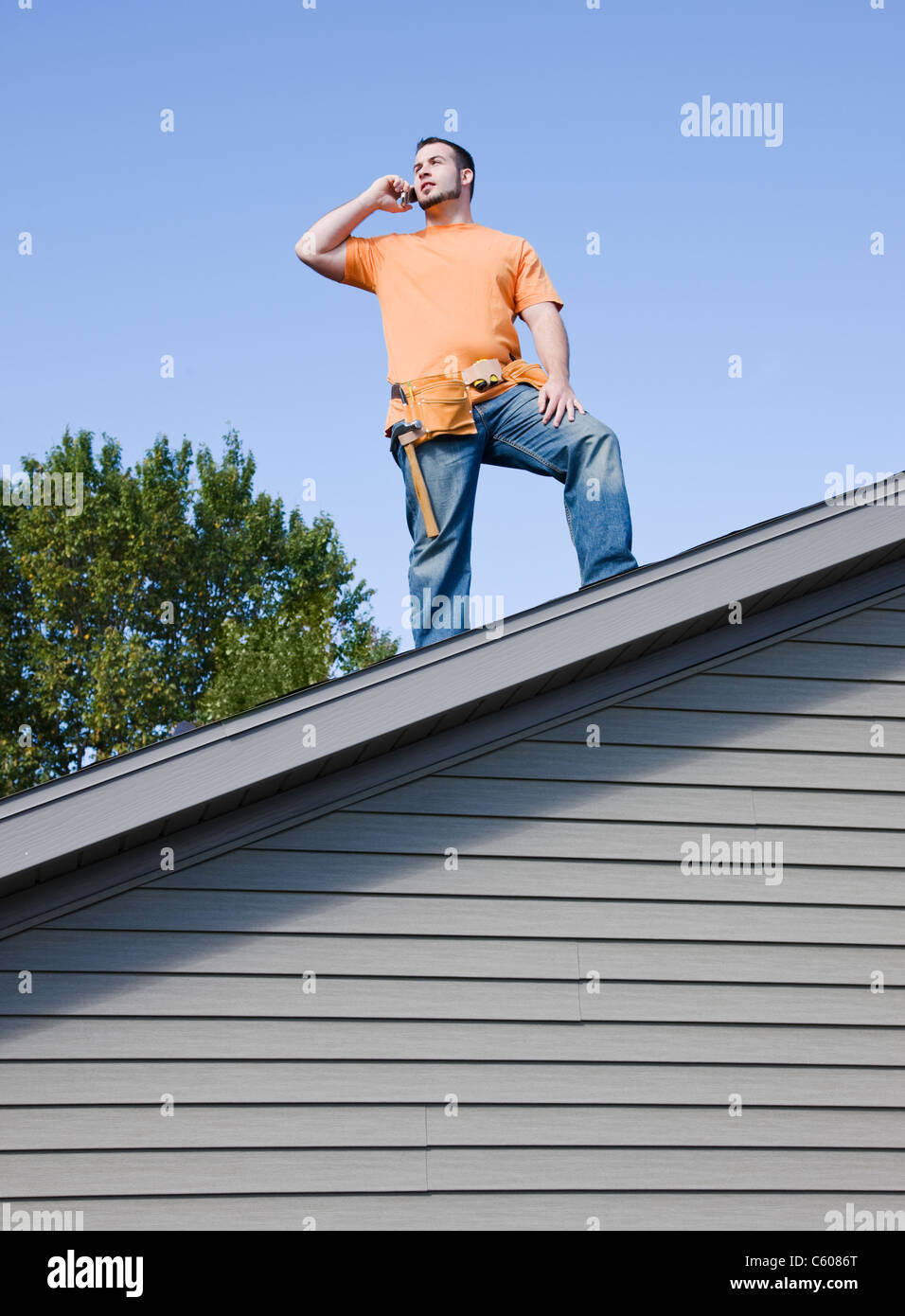 Usa caucasian construction worker hi-res stock photography and images ...