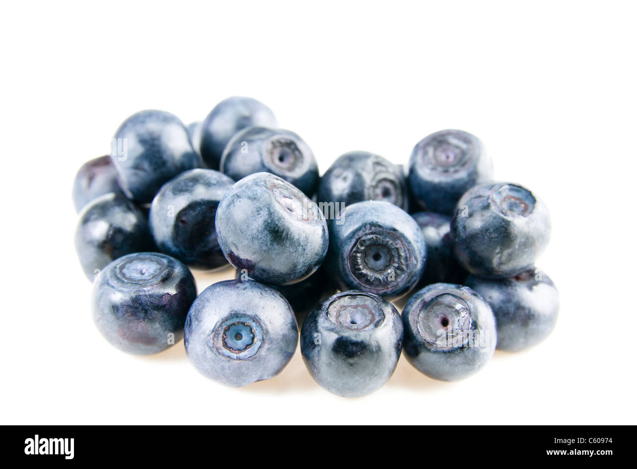 Blueberry close up isolated Stock Photo - Alamy