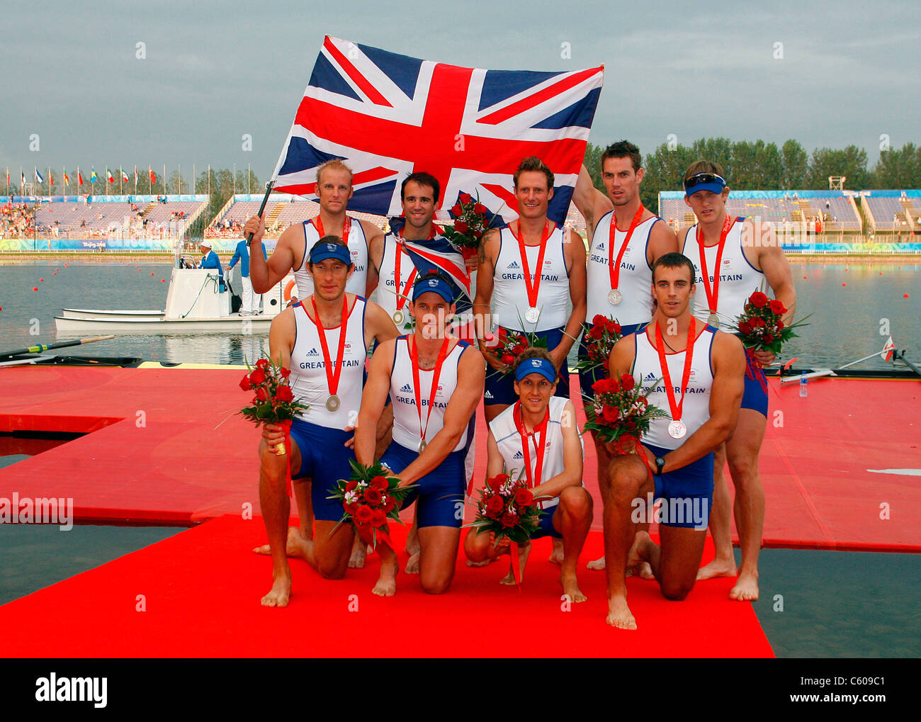 ALEX PARTRIDGE TOM STALLARD GREAT BRITAIN OLYMPIC STADIUM BEIJING CHINA ...