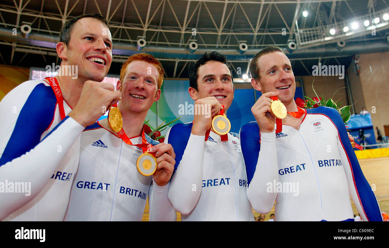 PAUL MANNING ED CLANCY THOMA GREAT BRITAIN OLYMPIC STADIUM BEIJING ...