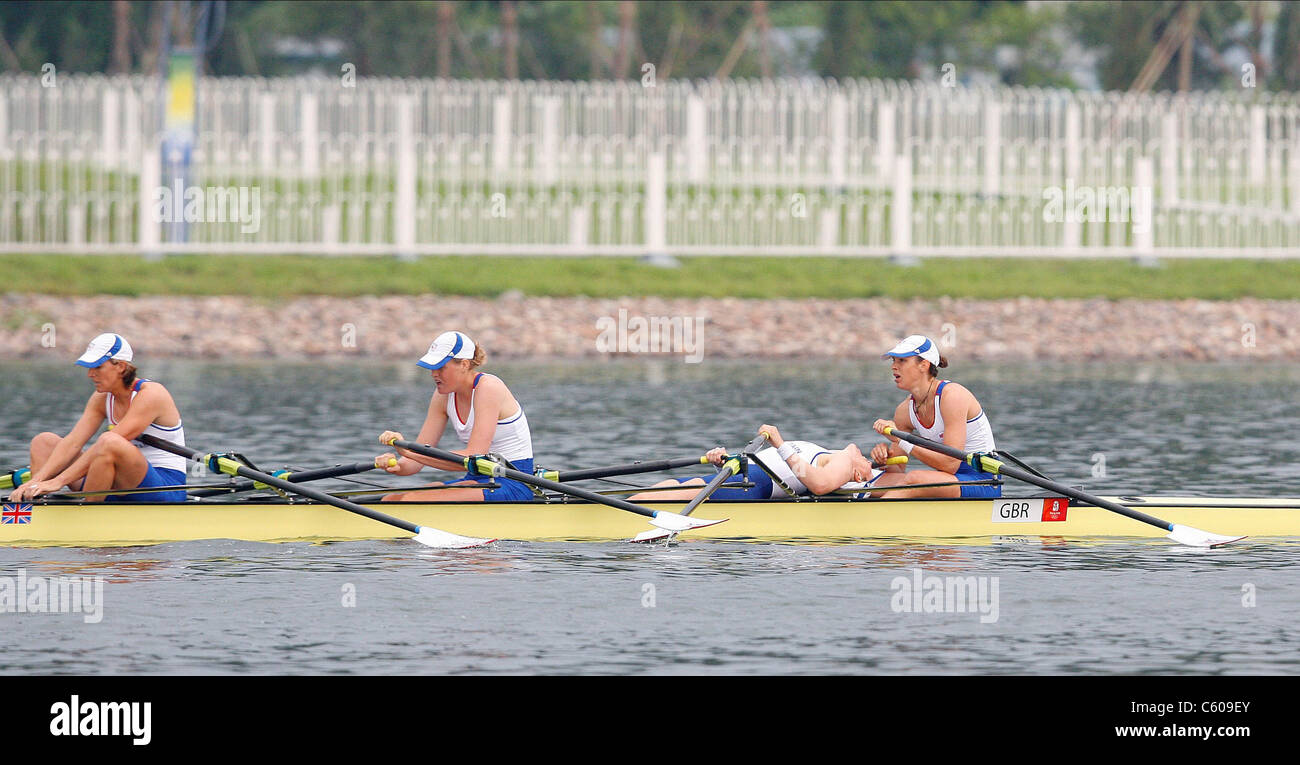 KATH GRAINGER DEBBIE FLOOD F GREAT BRITAIN OLYMPIC STADIUM BEIJING ...
