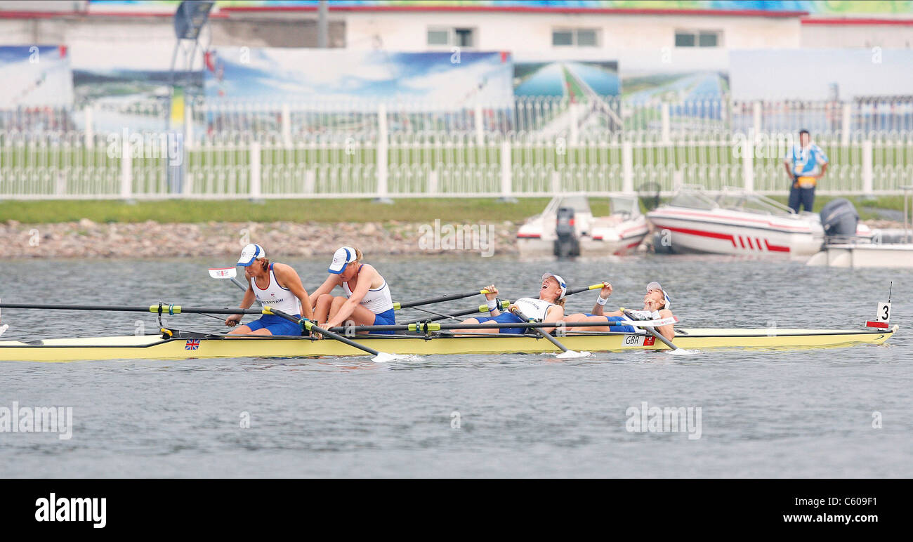 KATH GRAINGER DEBBIE FLOOD F GREAT BRITAIN OLYMPIC STADIUM BEIJING ...