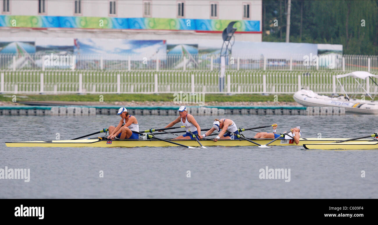 KATH GRAINGER DEBBIE FLOOD F GREAT BRITAIN OLYMPIC STADIUM BEIJING ...