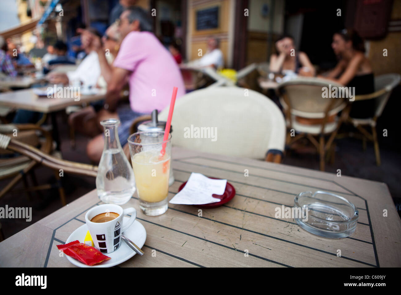 cafe Nice, France Stock Photo - Alamy