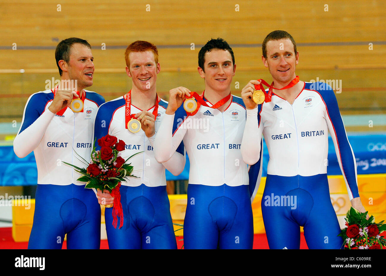 PAUL MANNING ED CLANCY THOMA GREAT BRITAIN OLYMPIC STADIUM BEIJING ...