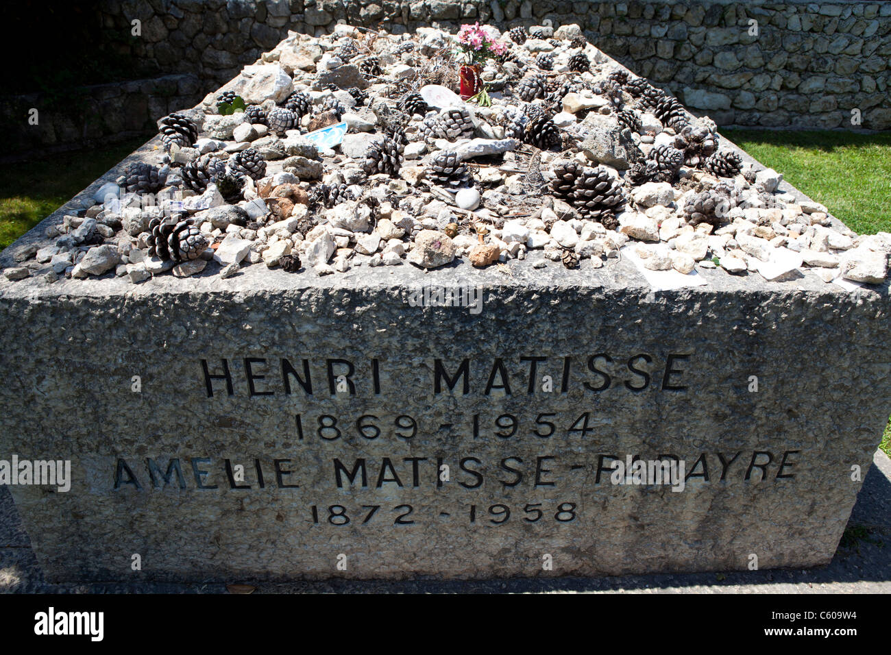 Henri Matisse grave Nice France Stock Photo - Alamy