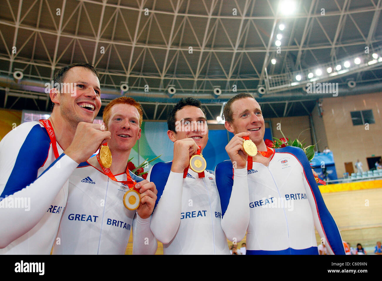 PAUL MANNING ED CLANCY THOMA GREAT BRITAIN OLYMPIC STADIUM BEIJING ...