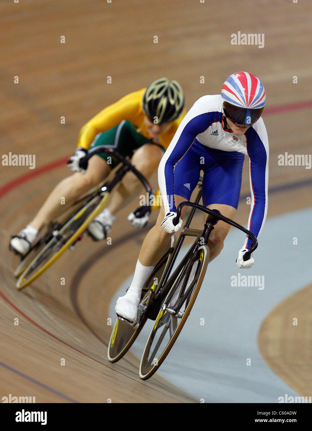 VICTORIA PENDLETON & ANNA MEAR GREAT BRITAIN V AUSTRALIA OLYMPIC ...