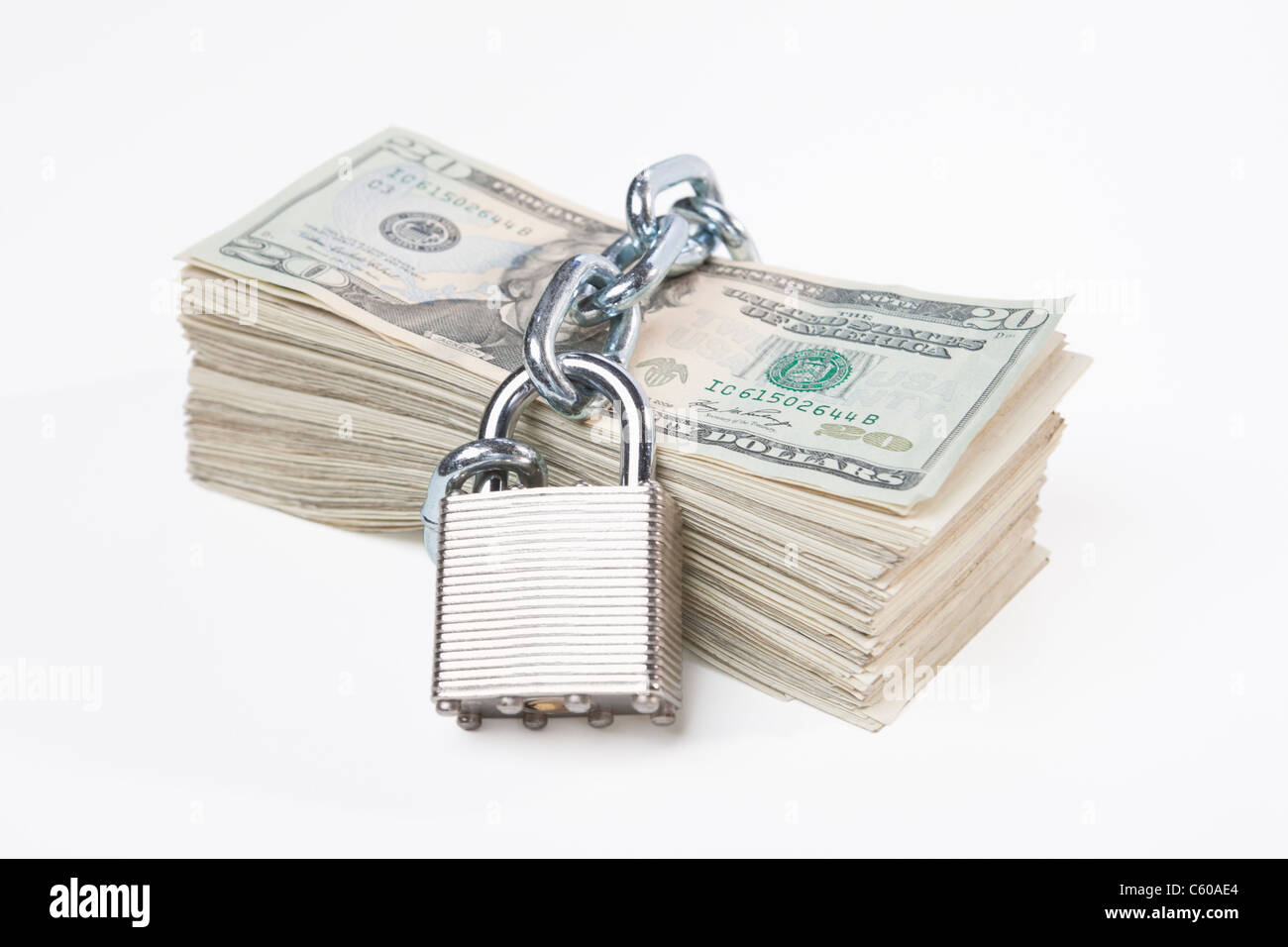 Chained money hi-res stock photography and images - Alamy