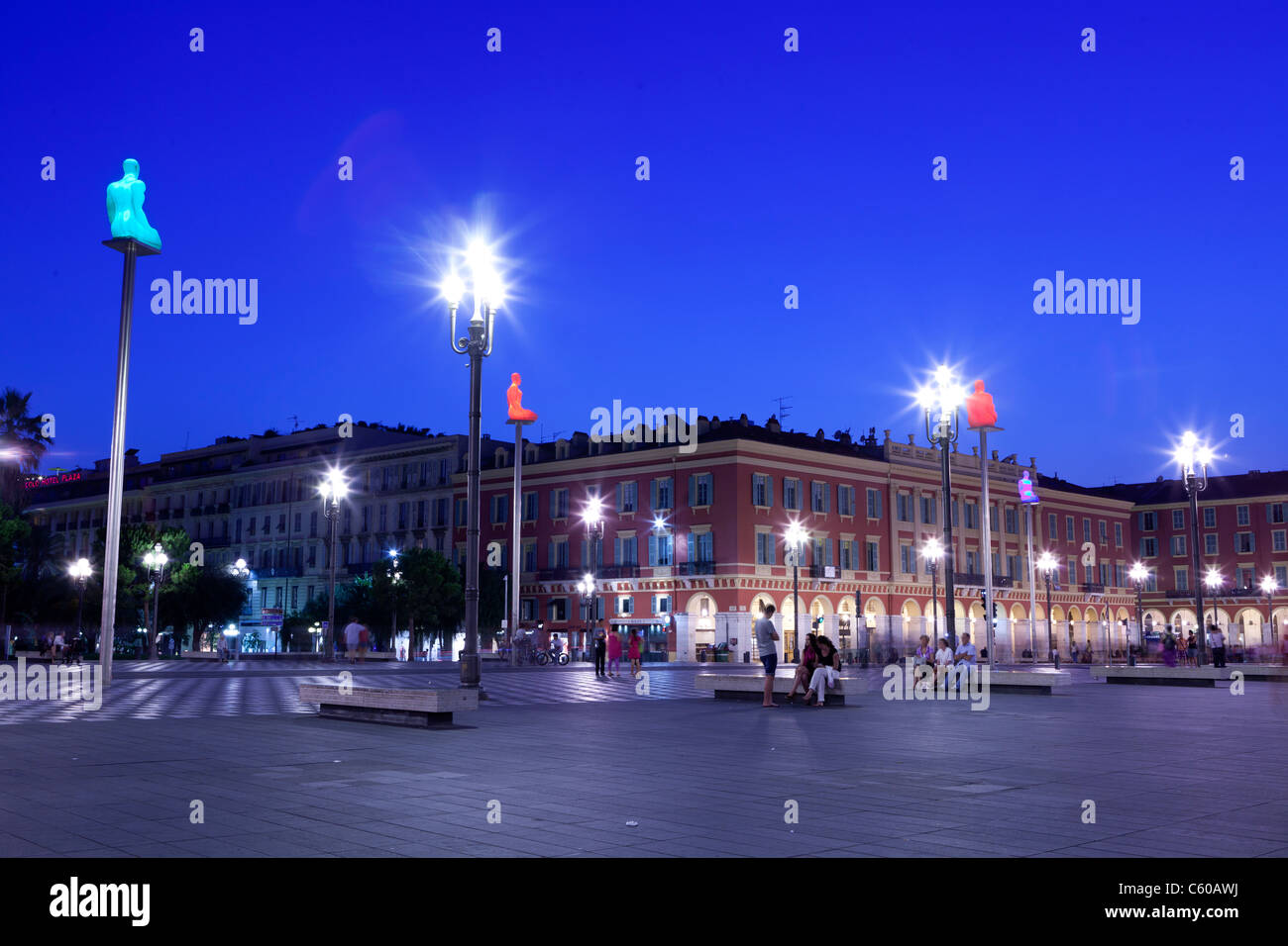 Place Massena, Nice, France Stock Photo - Alamy