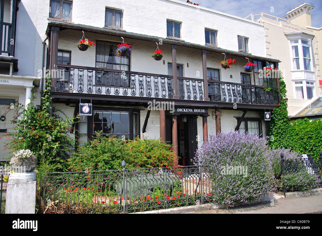 The Dickens' House museum, Victoria Parade, Broadstairs, Isle of Thanet ...