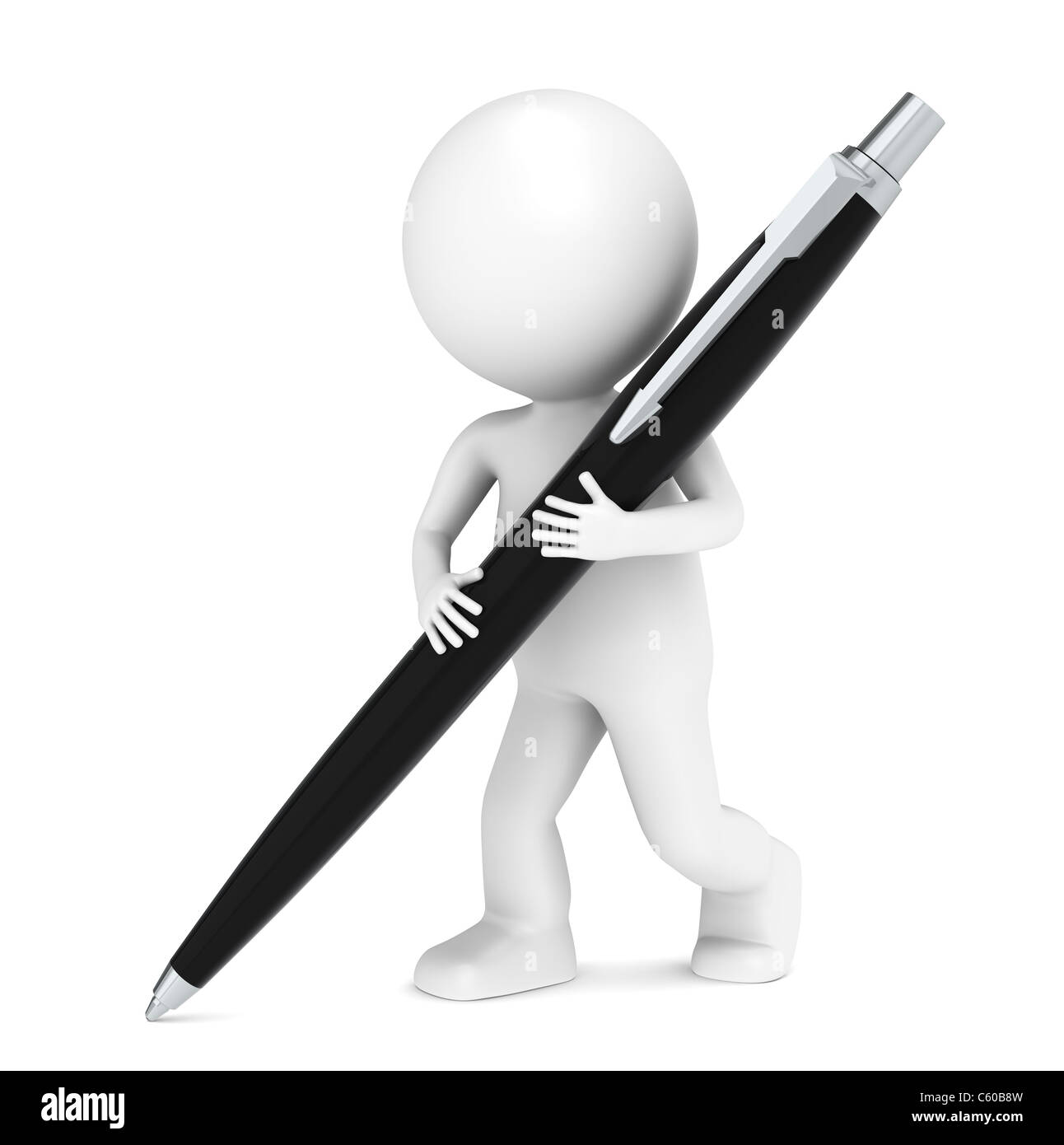 Pen character hi-res stock photography and images - Alamy