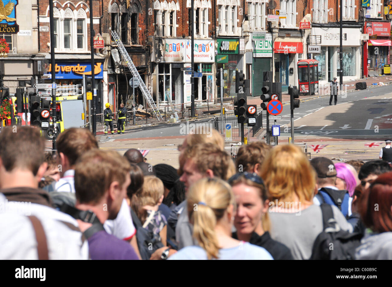 London riots clean hi-res stock photography and images - Alamy
