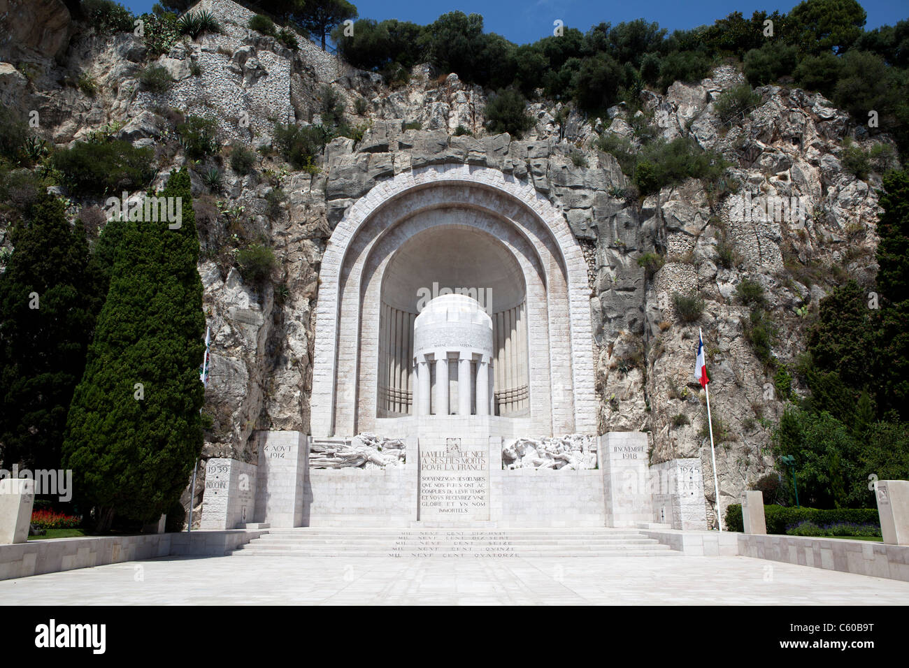 Monument, Nice, France Stock Photo - Alamy