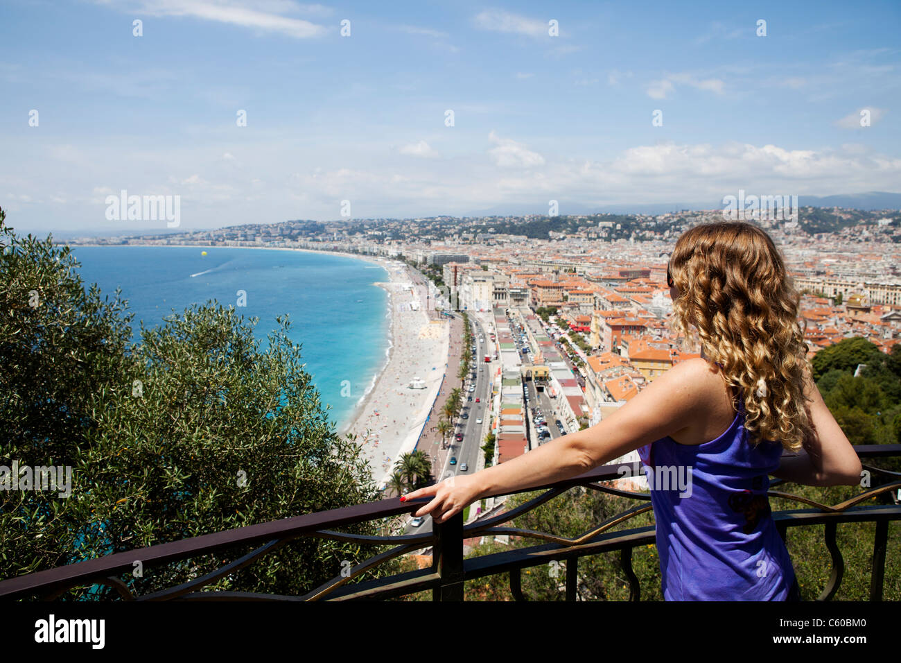 Nice france castle hill ruin hi-res stock photography and images - Alamy