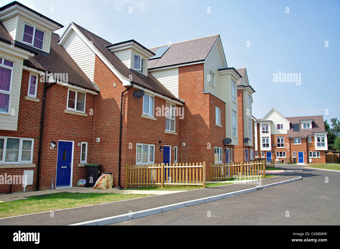 New housing development, Chequer Tree Close, Hersden, near Canterbury ...