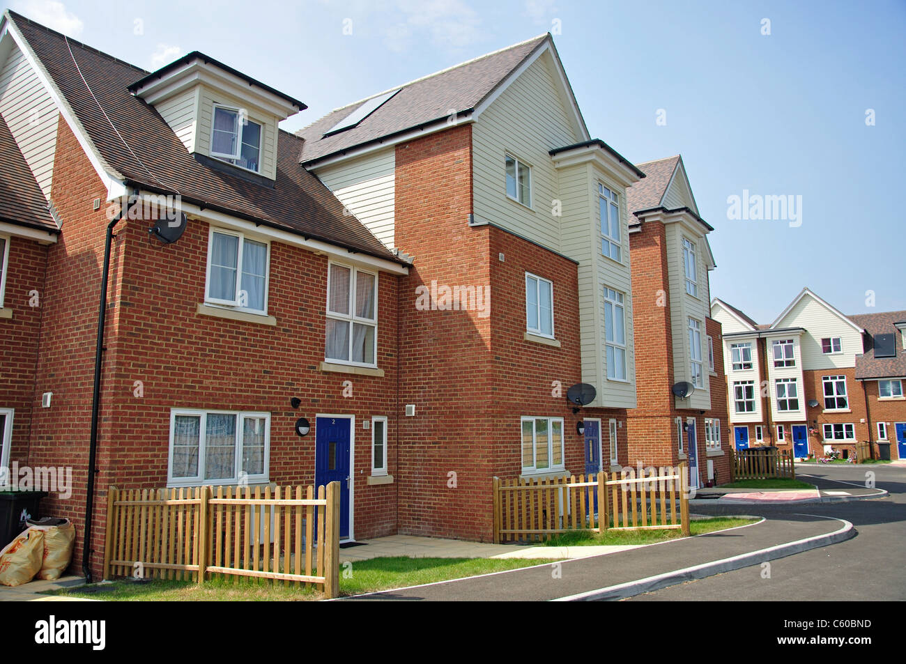 New housing development, Chequer Tree Close, Hersden, near Canterbury ...