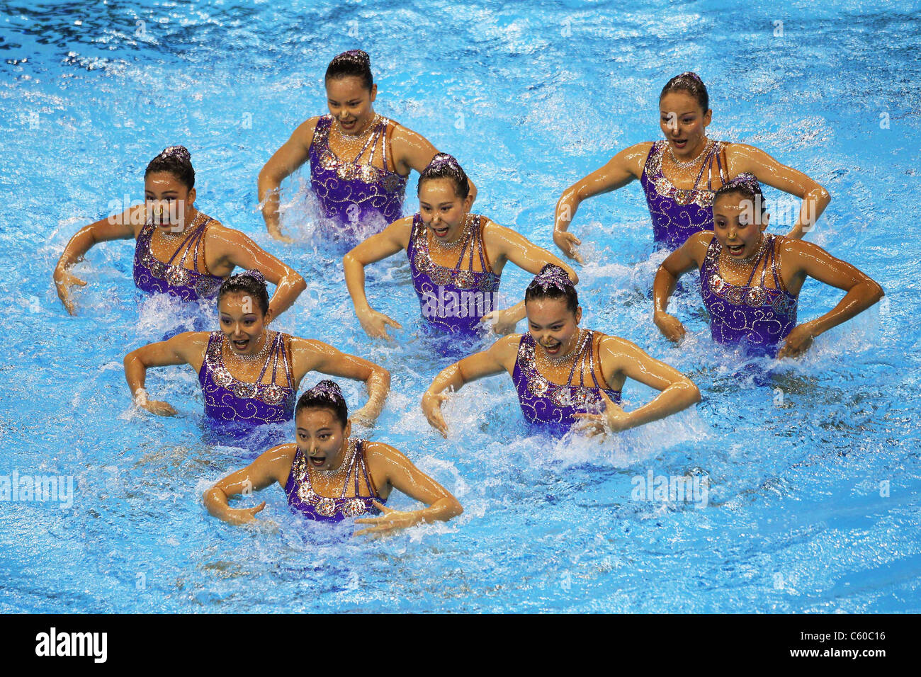 Synchronised Swimming : China National Team Group (CHN) performing for ...