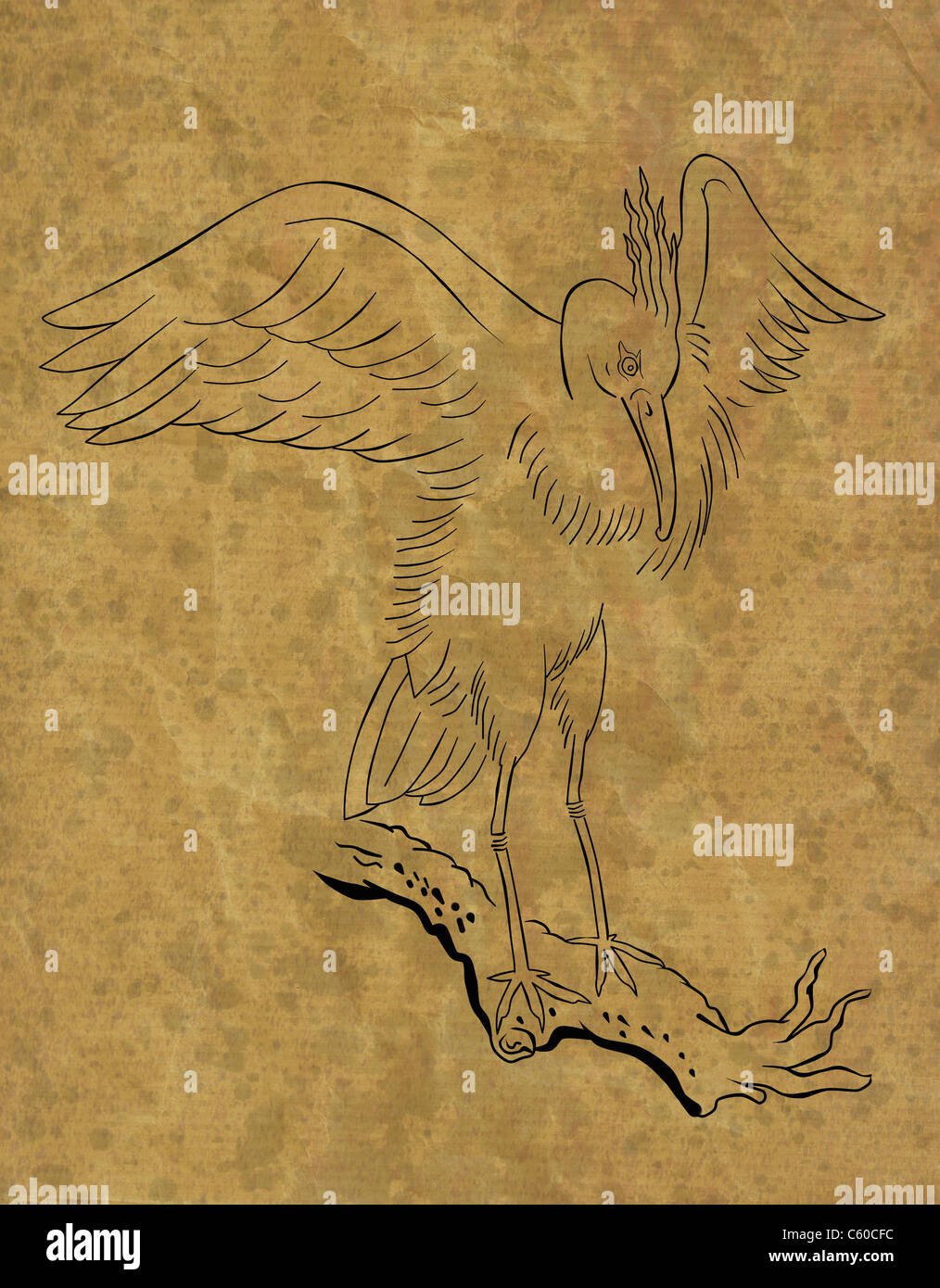 Crane cartoon hi-res stock photography and images - Alamy