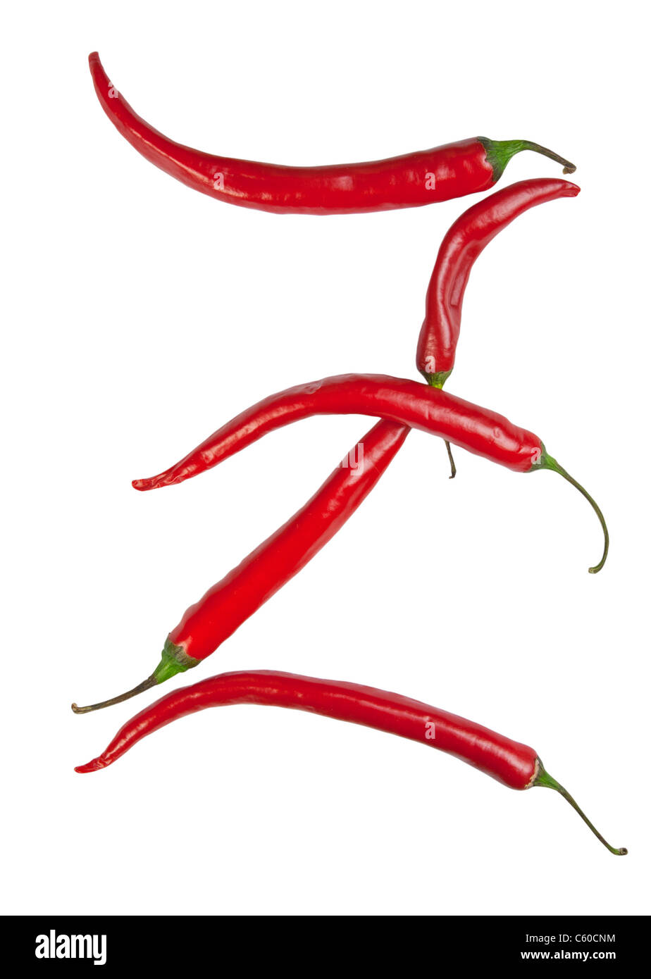 Z letter made from chili, with clipping path Stock Photo - Alamy