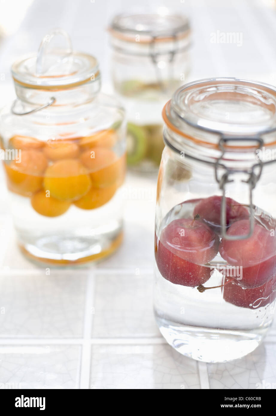 Bottled fruits hi-res stock photography and images - Alamy