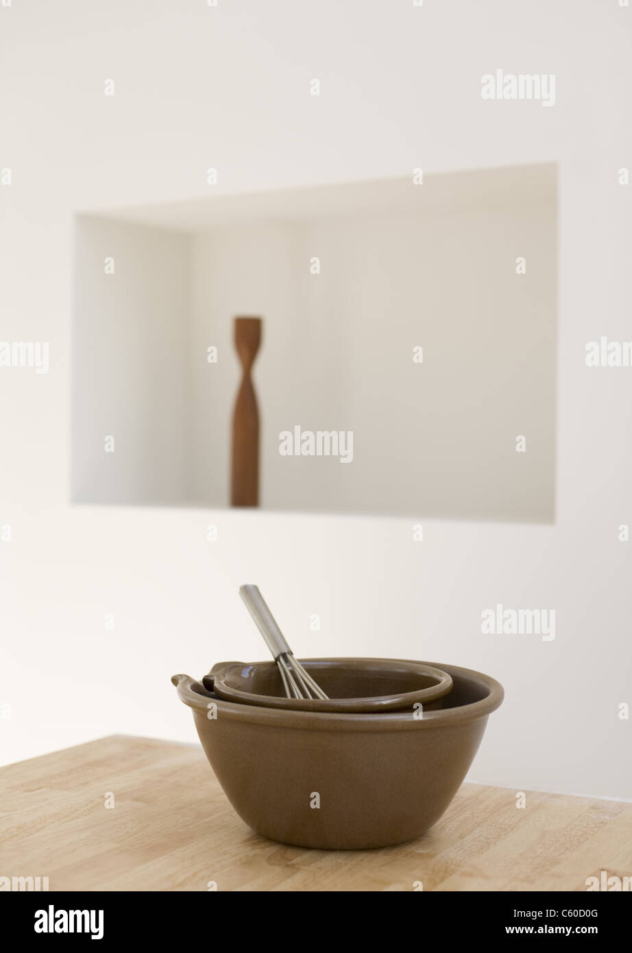 Bowls in dining room Stock Photo - Alamy