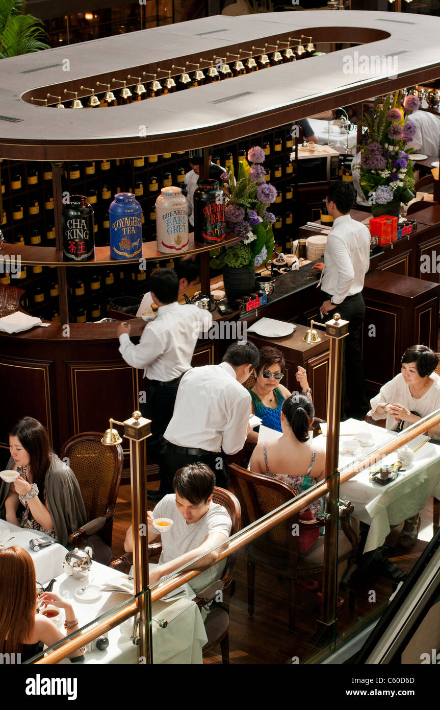 TWG Tea Salon & Boutique cafe restaurant at The Shoppes shopping centre ...