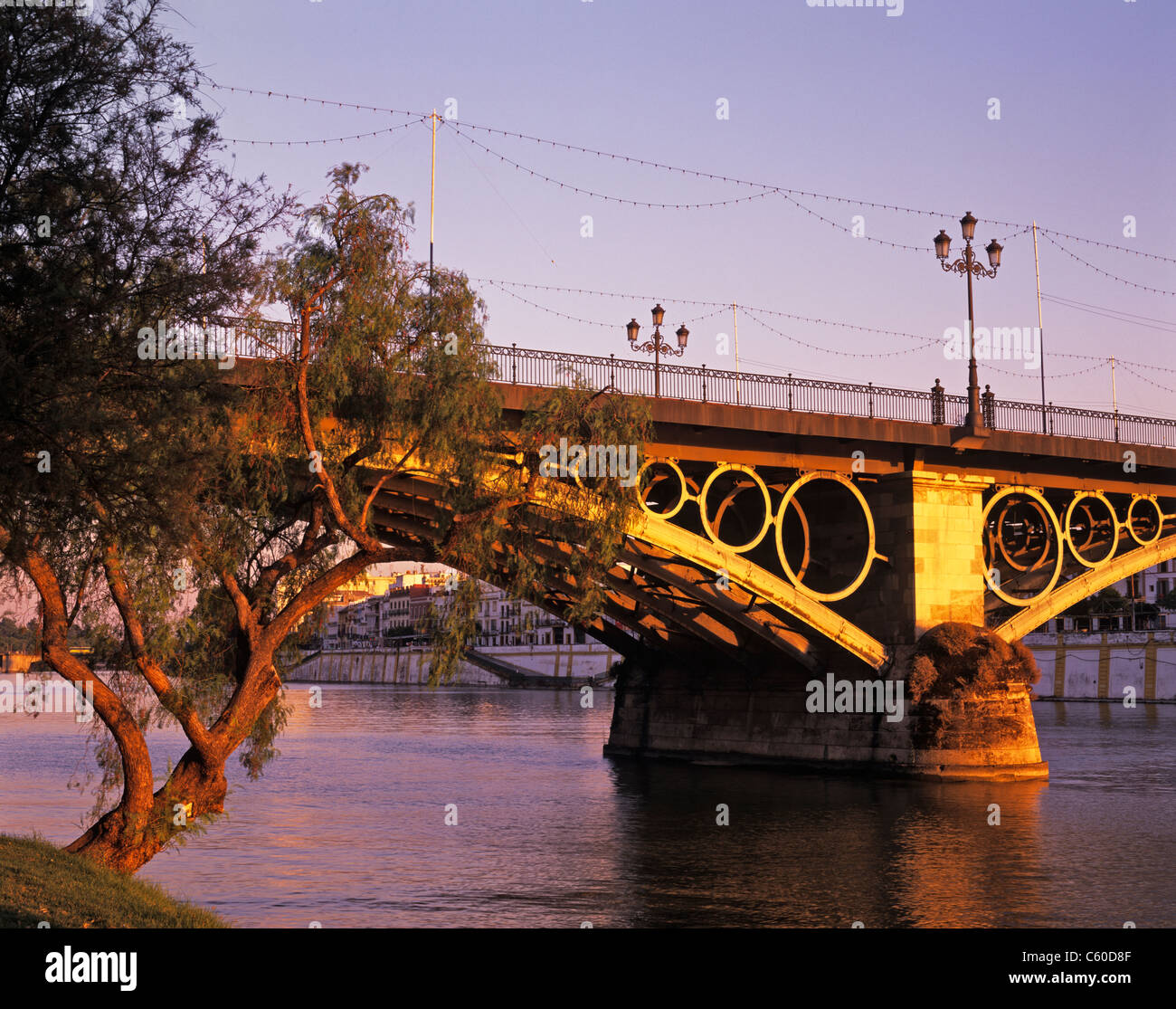 Isabel II bridge aka Triana Bridge Seville Spain Stock Photo - Alamy